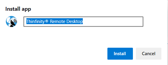 How to create a desktop shortcut to Thinfinity Remote Desktop (WEB RDP)