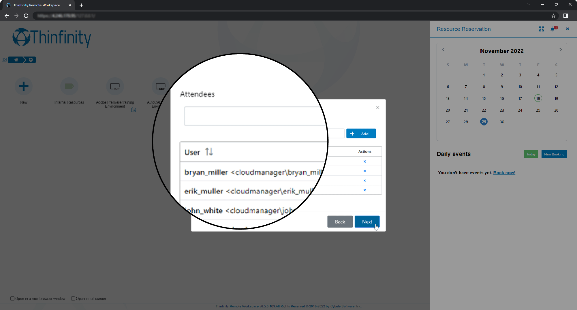 Getting started with the Resource Reservation Scheduler