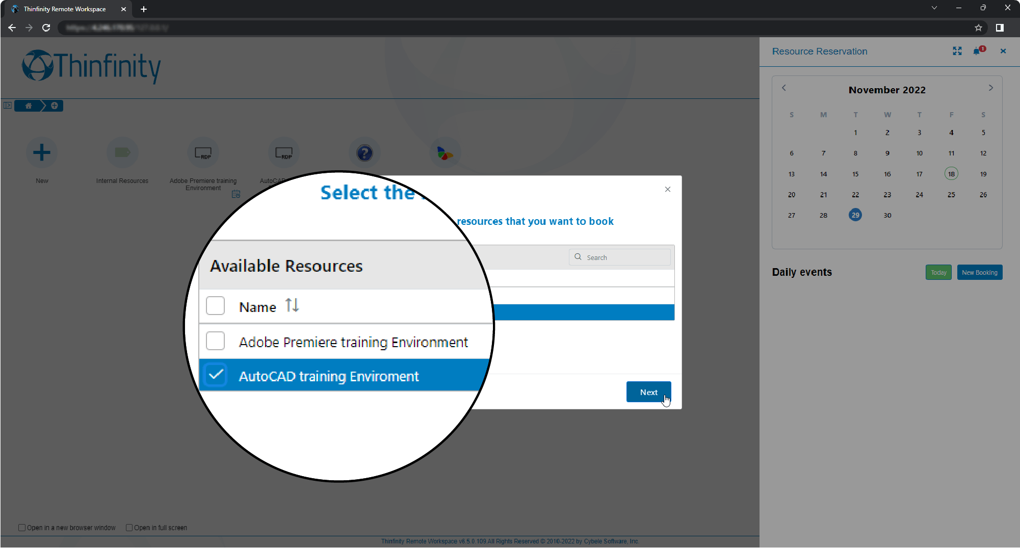 Getting started with the Resource Reservation Scheduler