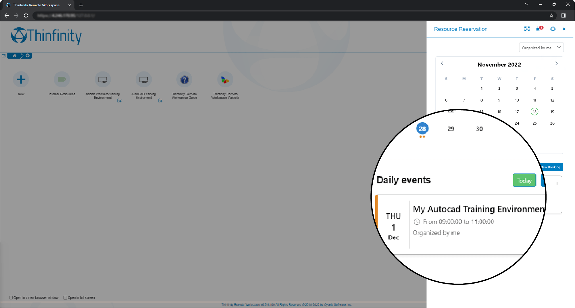 Getting started with the Resource Reservation Scheduler