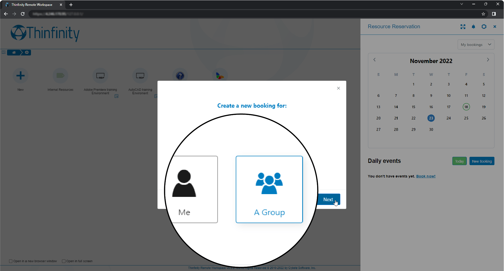 Getting started with the Resource Reservation Scheduler
