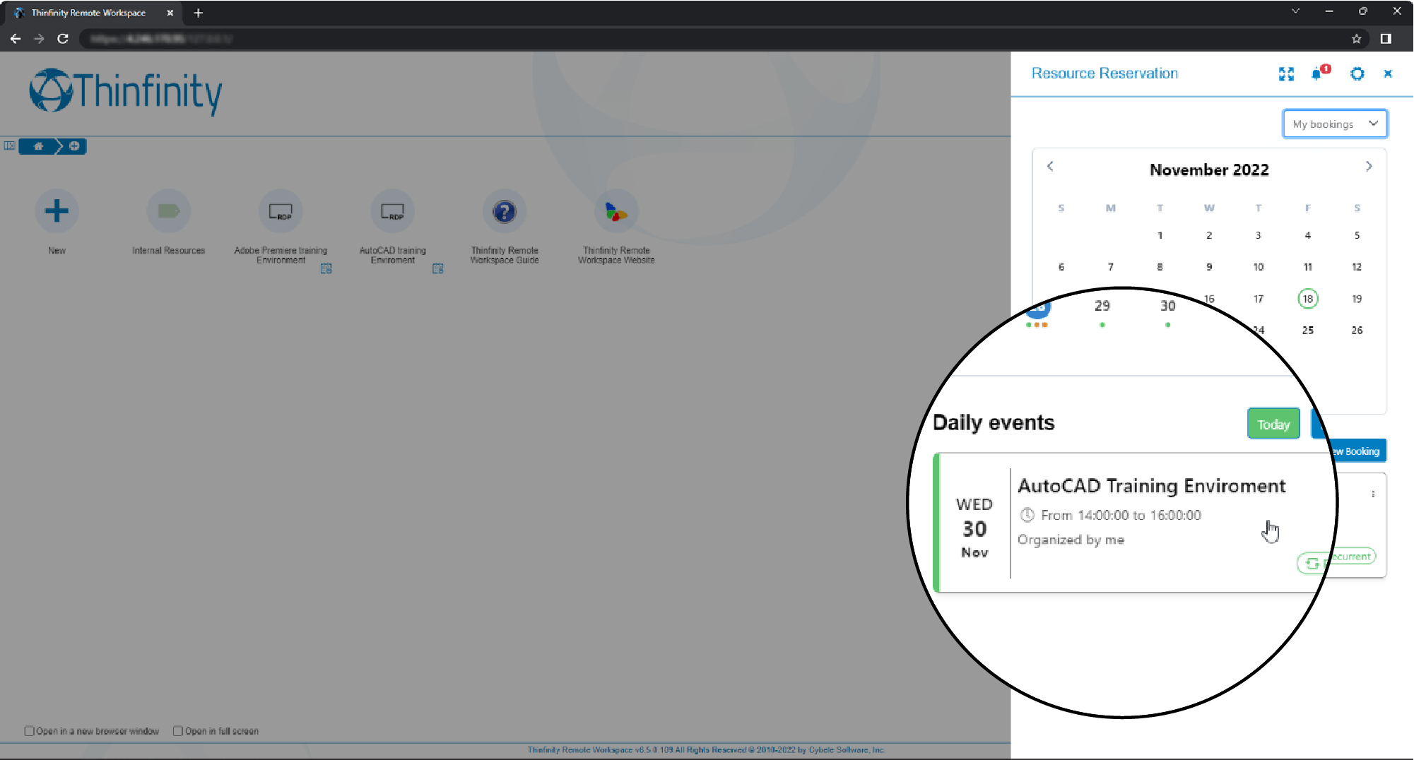 Getting started with the Resource Reservation Scheduler