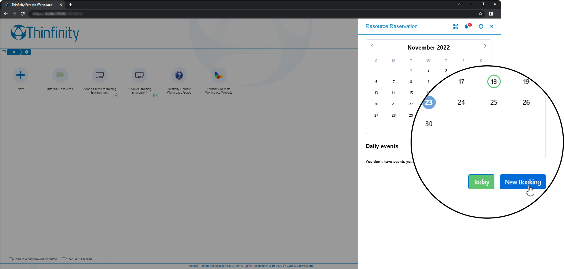 Getting started with the Resource Reservation Scheduler